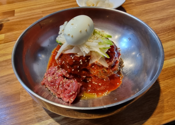 인천논현동맛집 육회막국수가 이렇게 맛있을 줄이얌 네이버 블로그