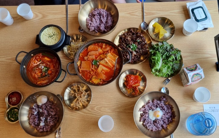 아이와 함께가기 좋은 식당 인천송도맛집 송도김찌치개 밥장인 돼지찌개 송도더테라스점 인천 연수구 네이버 블로그