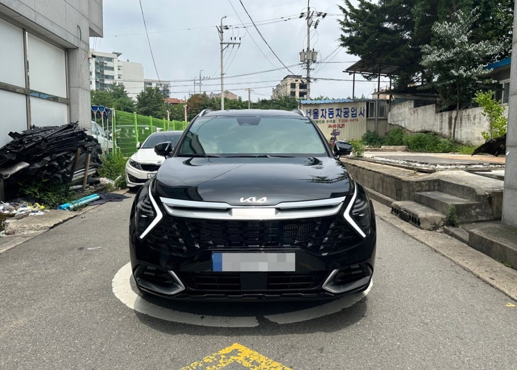 신차 스포티지 솔라가드 새턴 풀썬팅 파인뷰lxq500블랙박스 Ppf 나노텍유리막코팅 수원신차검수 수원신차패키지 수원솔라가드