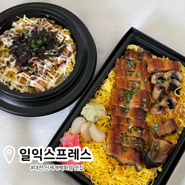 대전 신세계백화점 식당 맛집 일익스프레스 장어 덮밥 포장 네이버 블로그