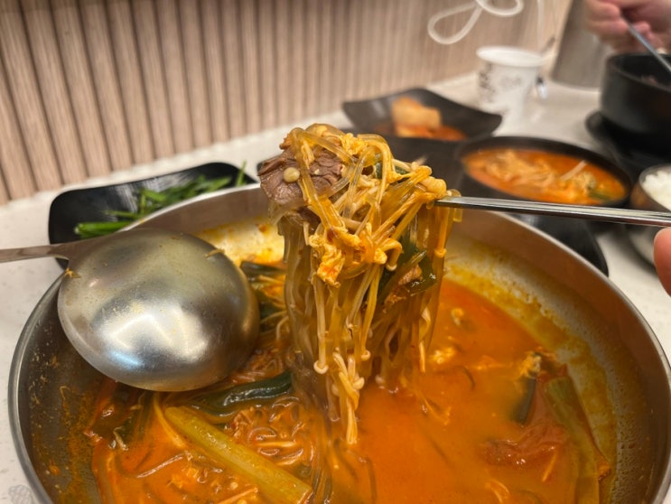 다산 현대캠퍼스몰 맛집 깔끔하게 해장하러 가기 좋은 육수당 네이버 블로그