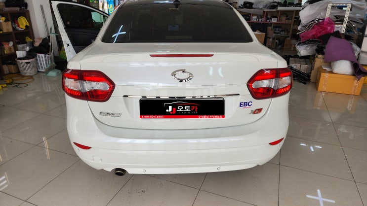 대구 뉴SM3(L38) 순정 스포일러 장착 - JJ오토카 : 네이버 블로그