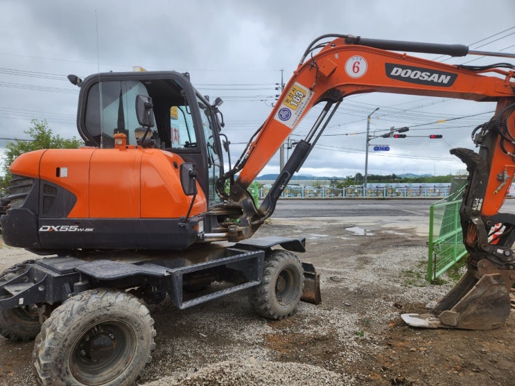 중고굴삭기 DX55W-5K 2019년 코끼리집게특! : 네이버 블로그