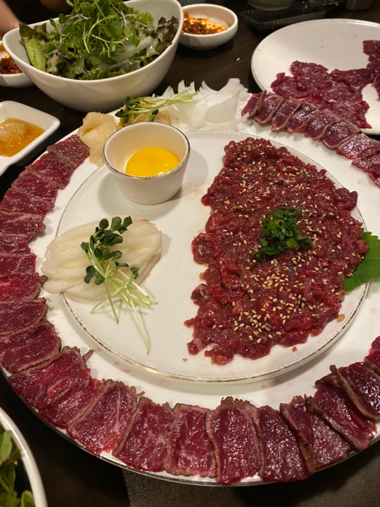 정성육회 부산대 신선한 뭉티기 육회 타다끼 맛집 네이버 블로그