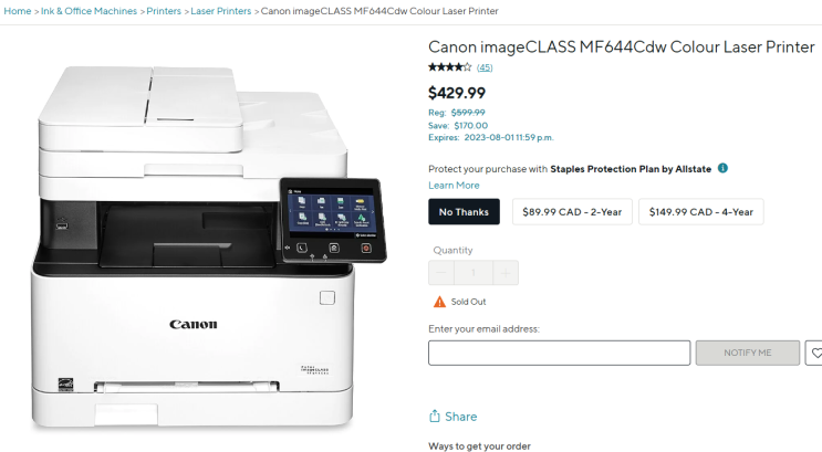 캐논 프린터 imageCLASS MF644Cdw 복합기 : 네이버 블로그