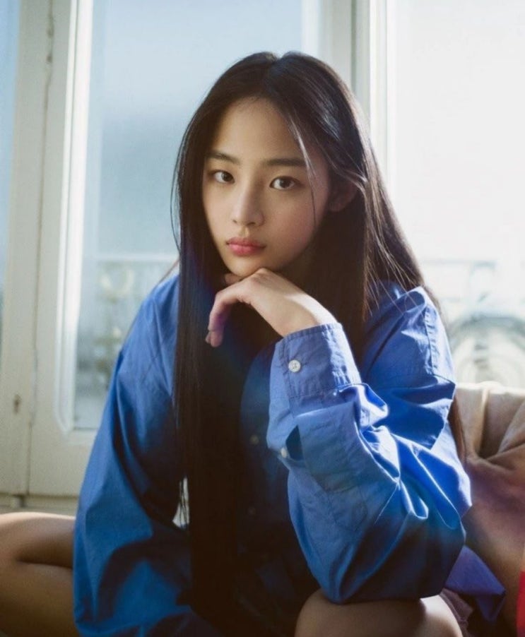 긴 생머리 슬릭컷 슬릭펌 뉴진스 민지 헤어스타일 레이어드 컷 추천 네이버 블로그