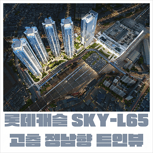 [C동 고층 B타입] 청량리역 롯데캐슬 스카이 SKY-L65 월세 매물 보류 정보 : 네이버 블로그