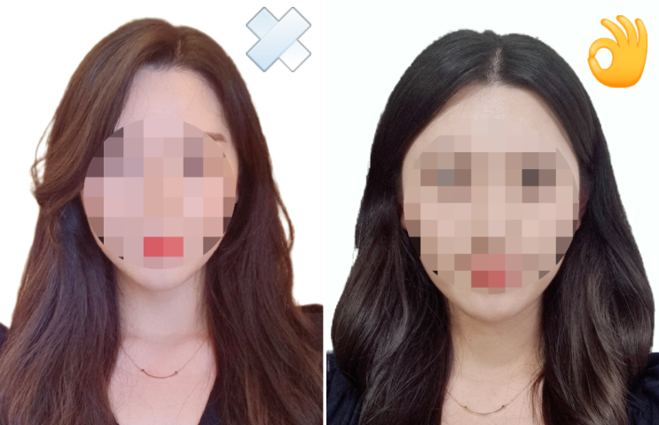 여권 사진 조건 옷 색깔 앞머리 귀 눈썹 화장 규격 비용 반려 사유 온라인 여권 재발급 후기 네이버 블로그