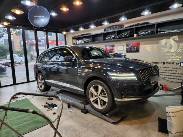 2시간이면 충분한 제네시스 GV80 헤드업디스플레이 순정옵션 장착기 : 네이버 블로그