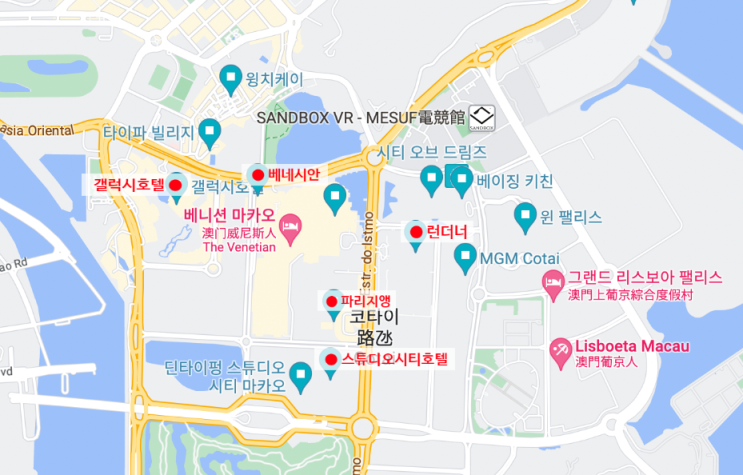 마카오 호텔 투어 일정 공유 갤럭시 스튜디오시티 베네시안 파리지앵 등 네이버 블로그