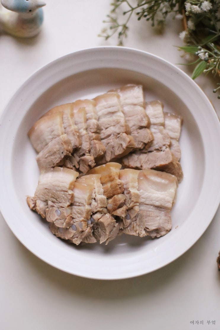 삼겹살 돼지고기 수육 맛있게 삶는법 저수분 간단 돼지 수육 삶는법 시간 보쌈삶는법 네이버 블로그
