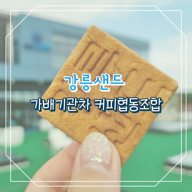 강릉샌드 가배기관차 커피협동조합 여행기념품 네이버 블로그