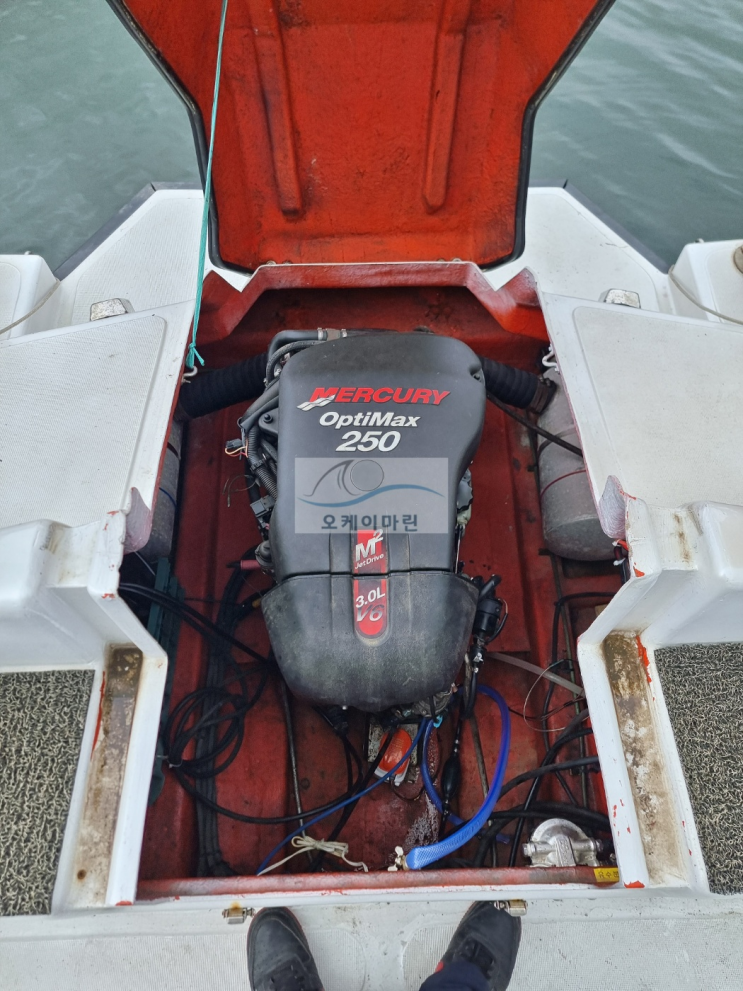 옵티맥스 250마력 수리 / 보트 엔진 시동 꺼짐 / MERCURY OptiMax 250/ 선내기 수리 / 머큐리 선내기 수리 ...
