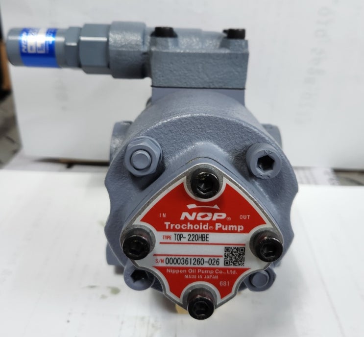 NOP PUMP TOP-220HBE Trochoid Pump TOP-2HB시리즈 트로코이드펌프 윤활펌프 절삭유펌프 오일펌프 ...