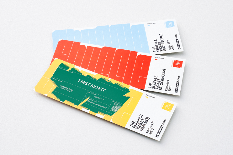 [2023 칸광고제] 새로운 음악을 경험하게 해주는 획기적인 디자인의 라이브 콘서트 티켓 'The Shuffle Ticket ...