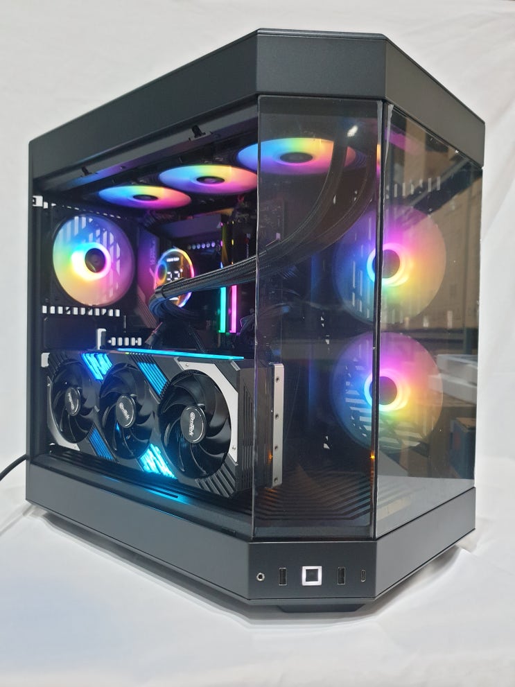 제주 컴퓨터 조립 : HYTE Y60 PC 케이스 i7-13700K RTX 4070Ti : 네이버 블로그