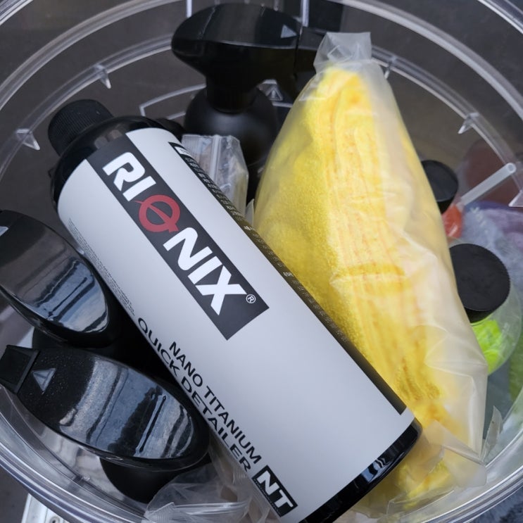 리오닉스 나노 티타늄 퀵디테일러 유리막 코팅 광택제 물왁스로 간편하게 차량관리했어요 : 네이버 블로그