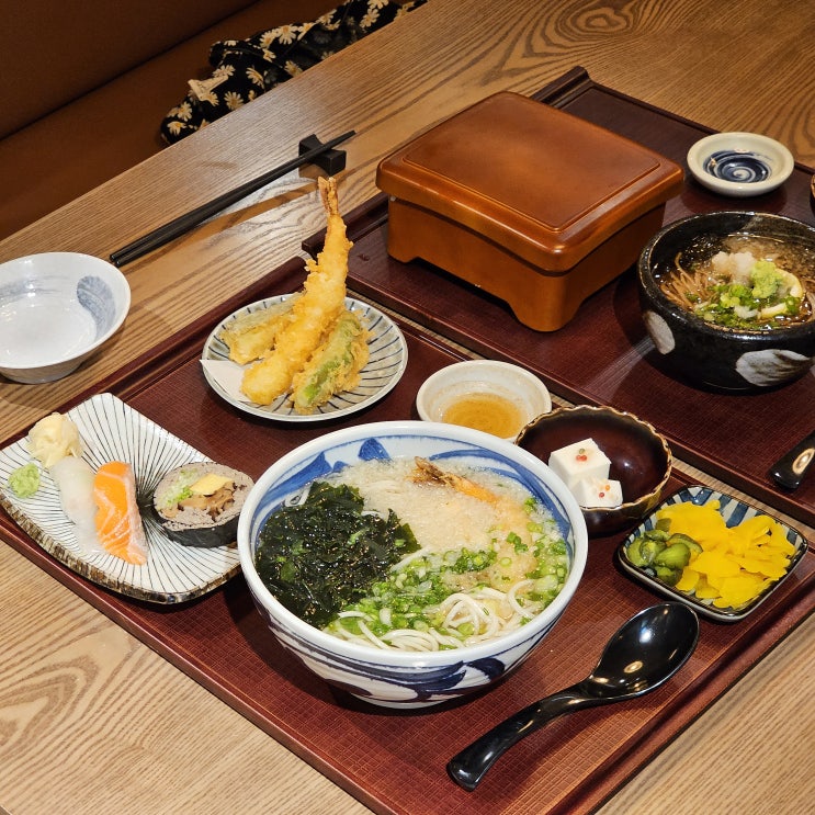 롯데백화점 부산 본점 맛집 서면 일식 우동 전문 진가와 네이버 블로그