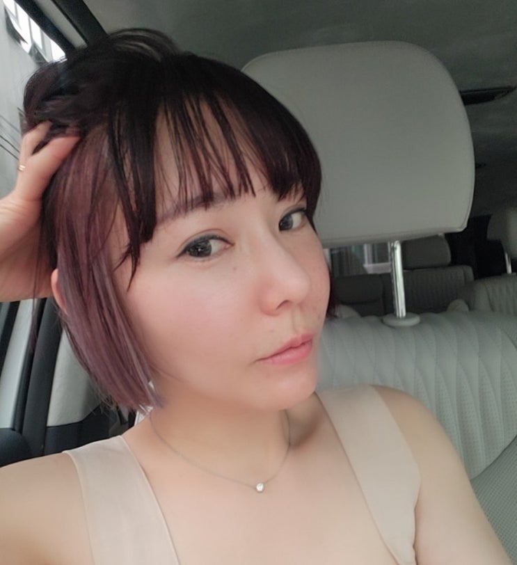 단발 생머리 여자 짧은머리 스타일 시크릿투톤 염색 애쉬바이올렛 추천 2020 2022 이어 2023 유행 Ft 사당역 미용실