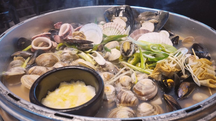 역북동 조개찜 맛집 택이네 조개전골 역북점 가족 모임 회식 장소 강력 추천 네이버 블로그