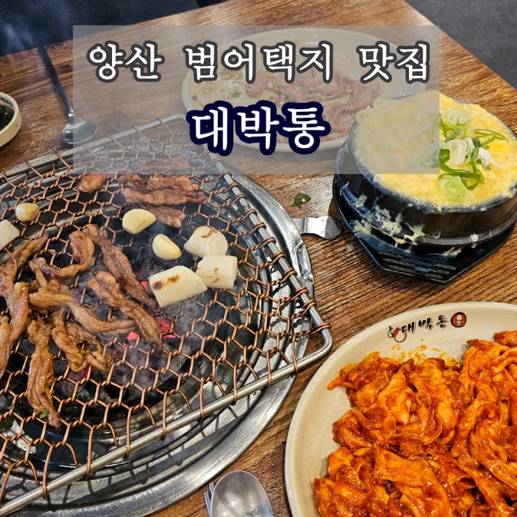 대박통 양산 고기집 범어택지 닭목살구이 닭발구이 맛집 네이버 블로그