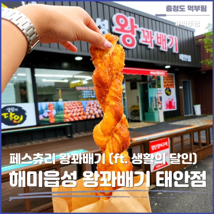 생활의달인 꽈배기 맛집 해미읍성왕꽈배기 태안점 네이버 블로그