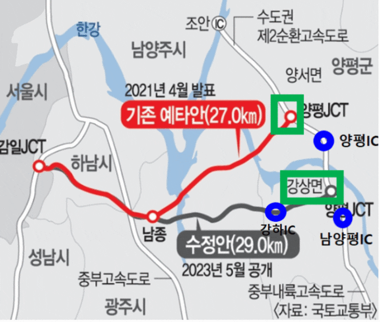 양평고속도로 노선에도 나오는 ic와 jc /jct 용어 차이 및 나들목 분기점 뜻 : 네이버 블로그