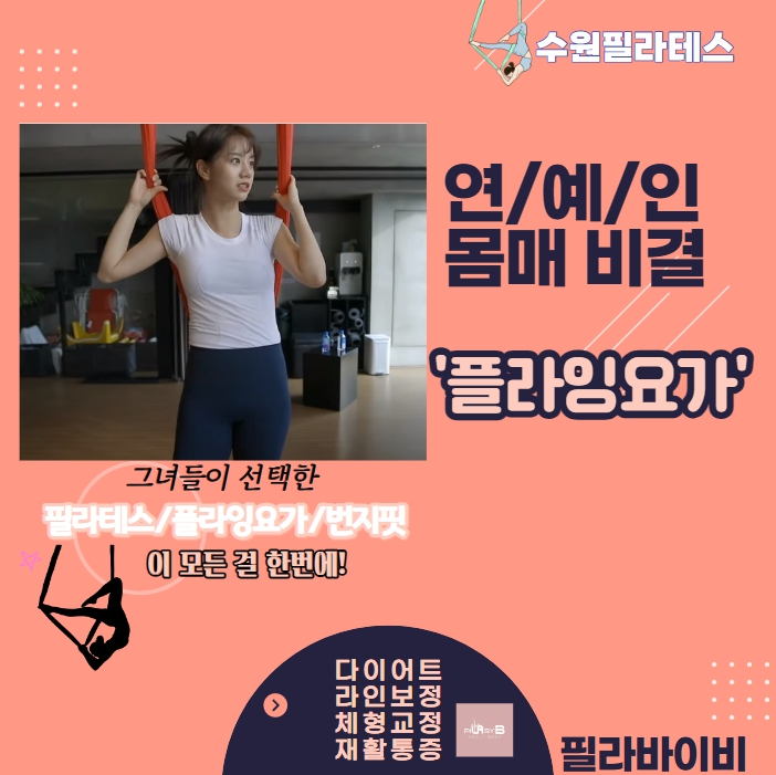 수원필라테스 망포 필라테스 걸그룹 다이어트 몸매관리 연예인 운동 플라잉요가 필라바이비 네이버 블로그