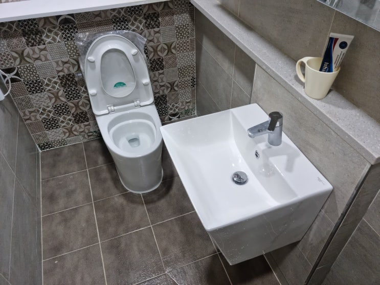 대림바스 변기 cc283 세면기 cl370 교체 작업 [변기구조대] : 네이버 블로그