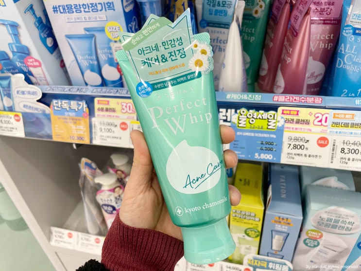 올리브영 클렌징폼 중 여드름 피부에 최적화된 센카 퍼펙트 휩 아크네 케어 네이버 블로그
