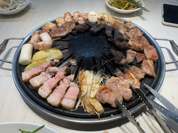 먹부림 무한고기뷔페 명륜진사갈비 리뉴얼 독산점 방문 네이버 블로그