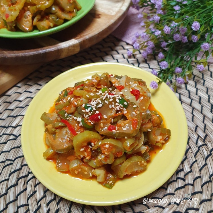 오이지무침 오이짠지 여름 반찬 오이장아찌 무침 만드는 법 네이버 블로그