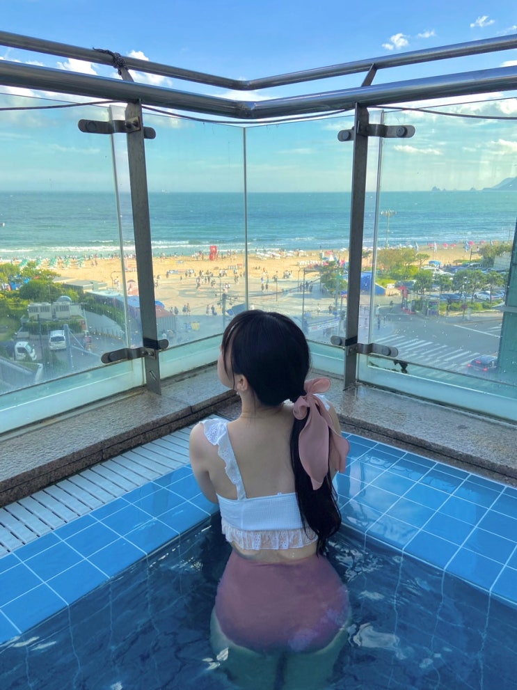 부산 해운대 가성비 숙소 썬클라우드 호텔 오션뷰 수영장까지 네이버 블로그