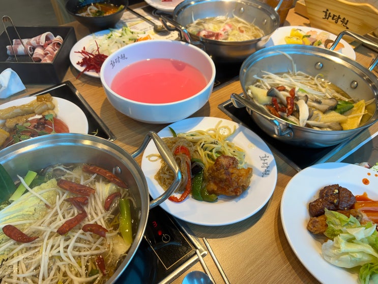 천안성성동 성성호수 샤브샤브 1인샤브뷔페 무한리필 샐러드바 화담원 네이버 블로그