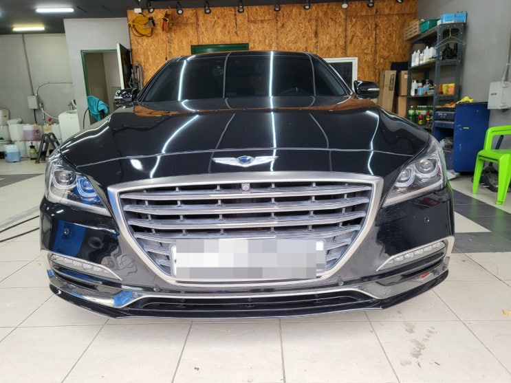 천안 제네시스DH G80 샤크안테나교체 : 네이버 블로그