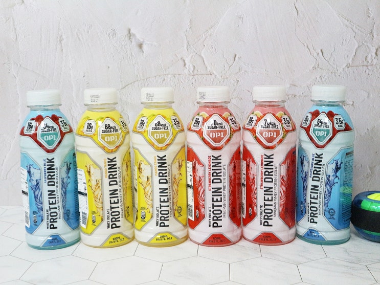 프로틴 드링크 워터 OPI PROTEIN DRINK 단백질음료 3종 후기 : 네이버 블로그