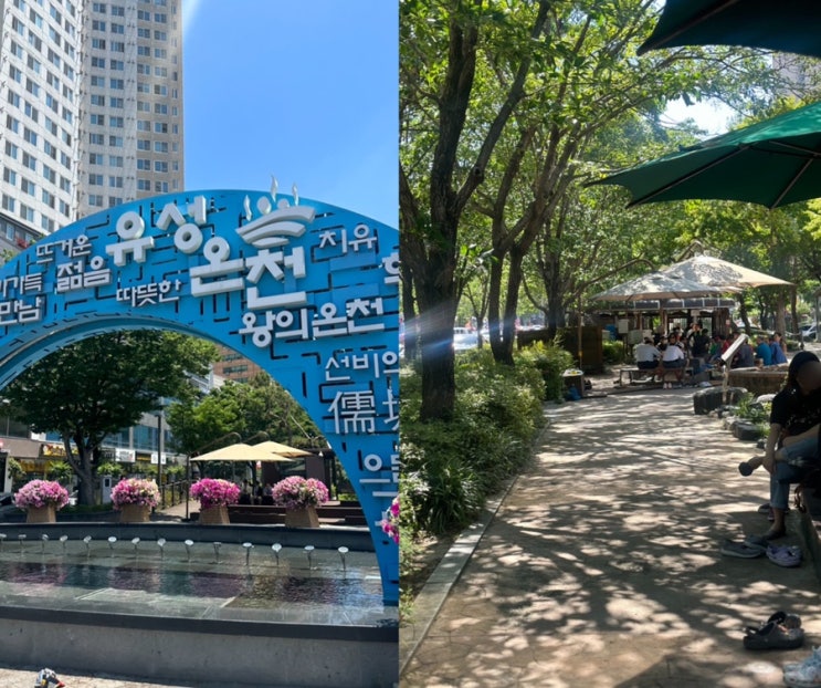 대전 당일치기 여행 산책 유성온천 공원 놀거리 족욕 체험장 데이트 코스 네이버 블로그