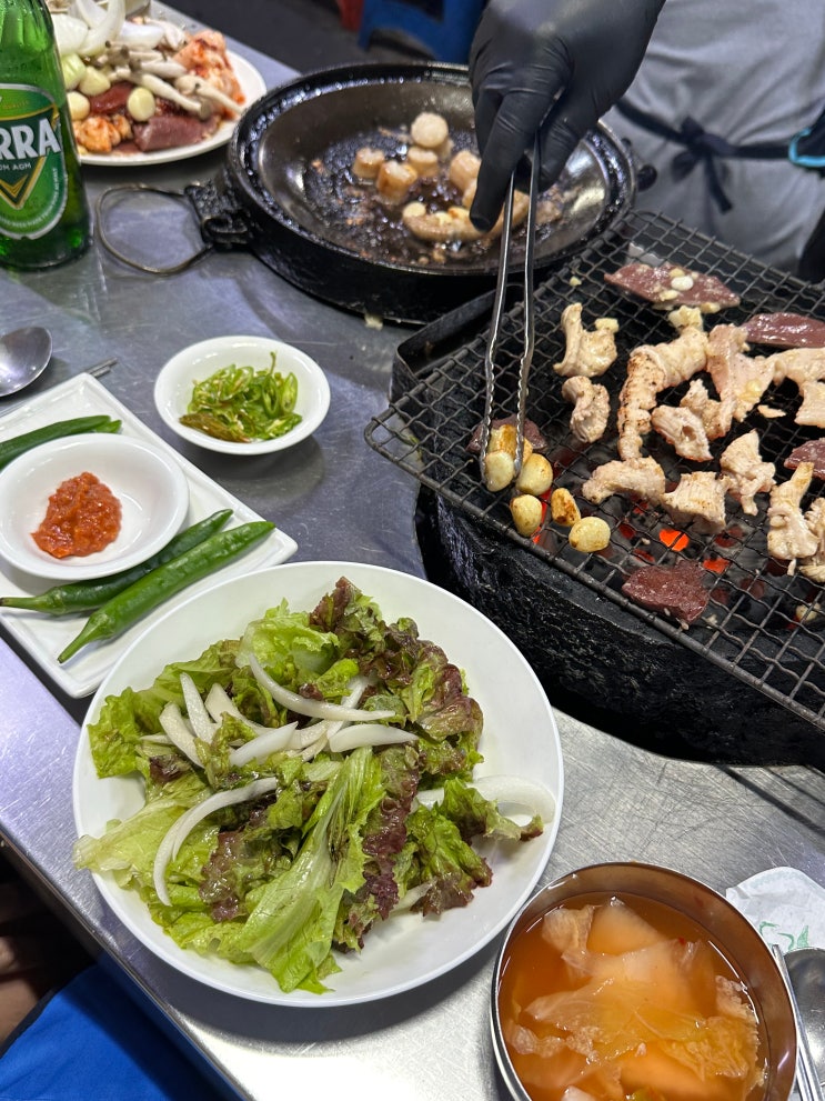 부산남포동 자갈치 시장 노포 감성 곱창 대창 맛집 백화양곱창 1호점 예약방문후기 네이버 블로그
