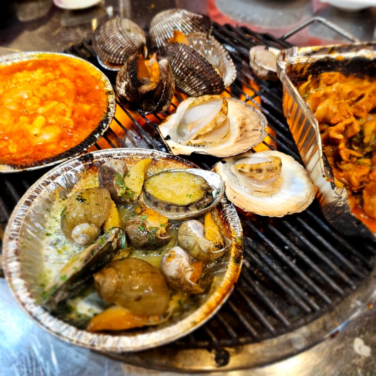 오이도 음식문화거리 조개포차에서 조개구이 무한리필로 배부르게 오이도 빨간등대 근처에서 힐링하는 맛집 탐방 네이버 블로그