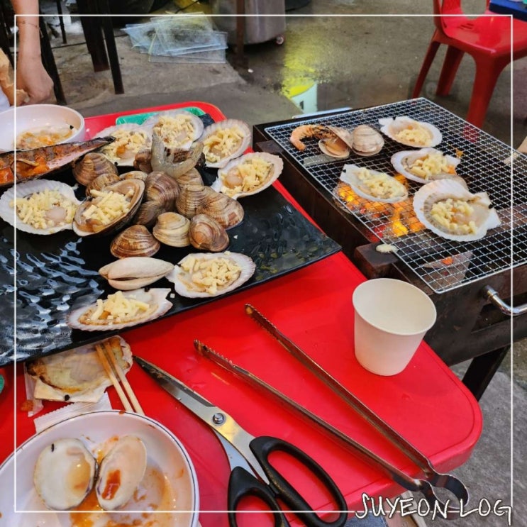 양양 인구해변 술집 폭스클럽 티발 씨 언니도 다녀간 조개구이 맛집 인구수산포차 네이버 블로그