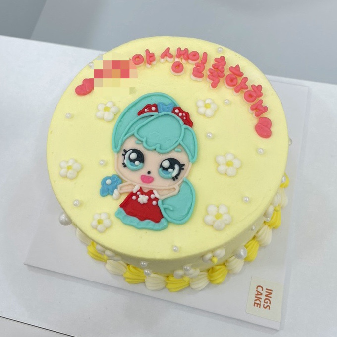 전주 삼천동 수제케이크 추천/잉스케이크/캐치티니핑 케이크/빙글핑 케이크 : 네이버 블로그