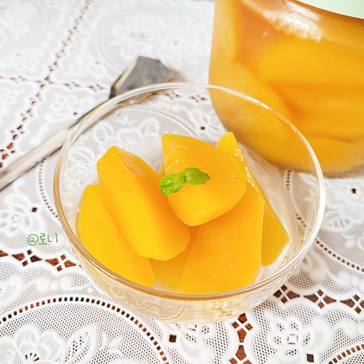 천도복숭아 통조림 복숭아 조림 맛없는 복숭아 병조림 홈메이드 여름 과일 디저트 네이버 블로그