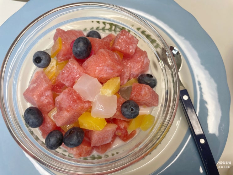 우리집이 수박화채 맛집 시원하고 맛있는 수박화채만드는법 네이버 블로그