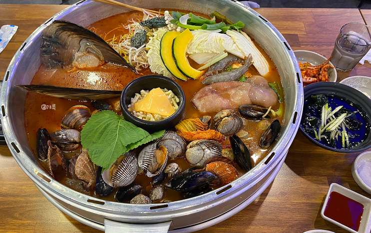 평택조개마루 동삭동 조개전골맑은얼큰 가리비구이 맛집 추천|평택 법원 맛집 네이버 블로그