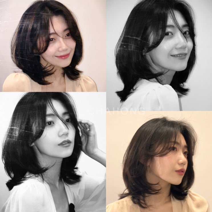 차홍룸김승연 중단발펌 윈드펌 단발레이어드펌 웬디컷 네이버 블로그
