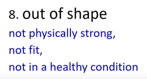 [짤막한 영어 단어 공부] out of shape / out of breath / out of the loop ... : 네이버 블로그
