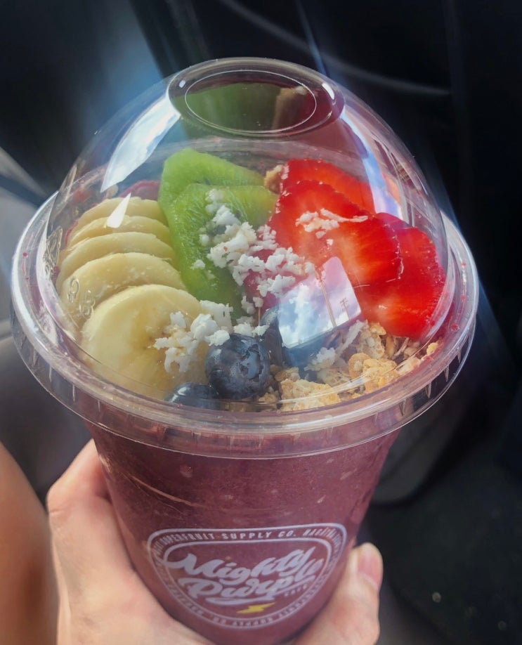 [괌 여행 5] 괌 아사이 볼 맛집 # 마이티 퍼플(Mighty purple) 카페 # 여기 찐 강추! : 네이버 블로그