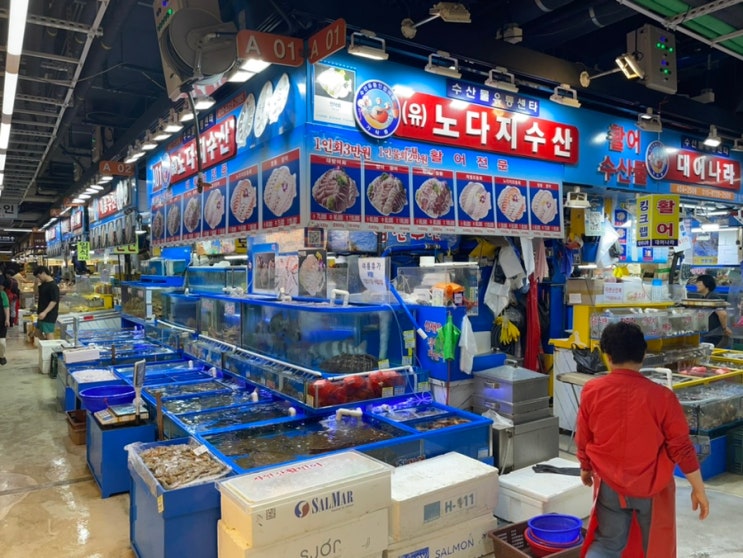 가락시장 회센터 가락몰 횟집 양 많은 테이크아웃 맛집 노다지수산 네이버 블로그