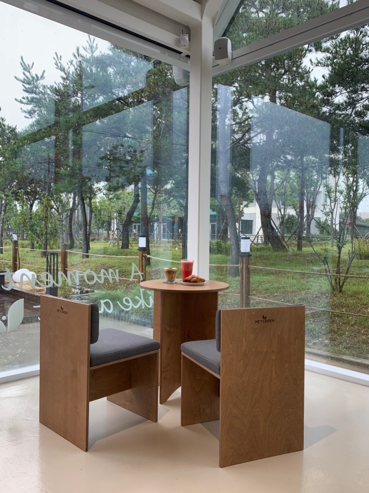 김해 봉황동 통유리대형카페 헤이그린 (HEY GREEN🌿) : 네이버 블로그