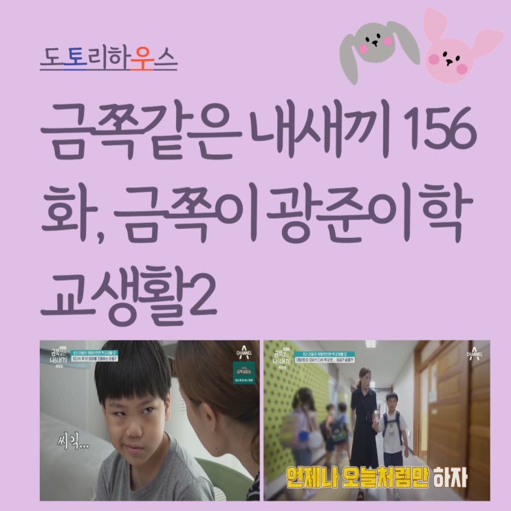 금쪽같은 내새끼 156화 금쪽이 광준이 학교생활2 Feat 훈육법 훈육원칙 훈육주의사항 훈육모범사례 금쪽이광준 홈뮤지컬